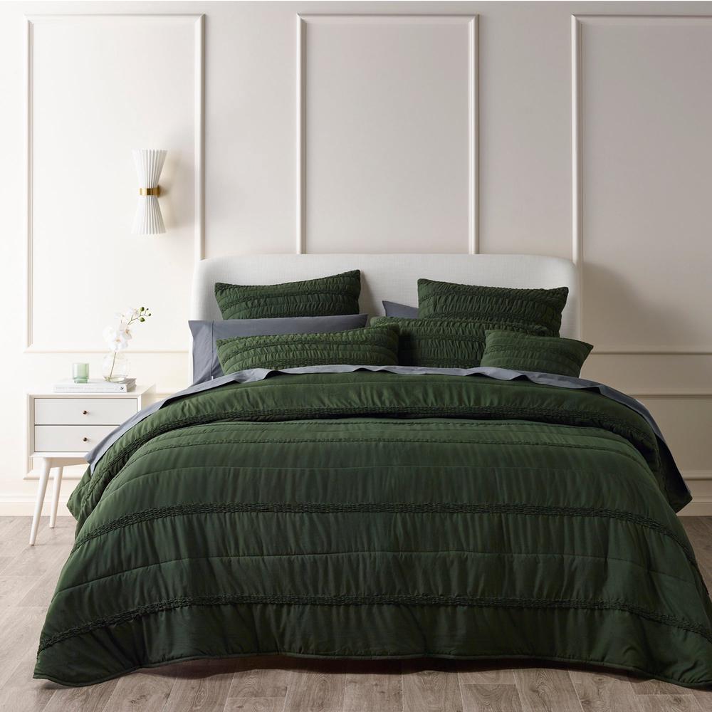 Bianca Vienna Polyester Bedspread Set (Green) - Queen | Buy online at ...