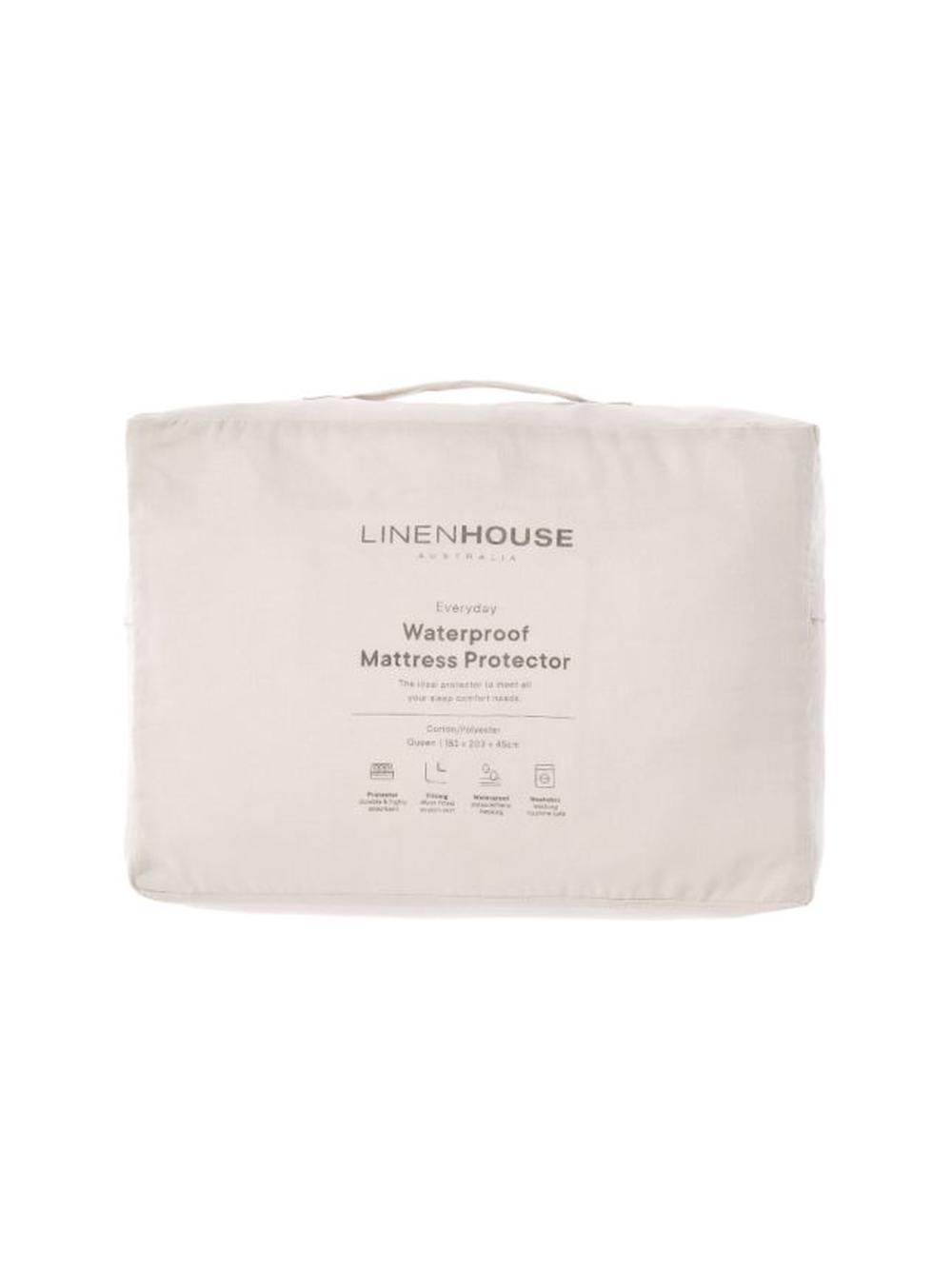 Linen House Everyday Waterproof Mattress Protector - King Single | Buy ...