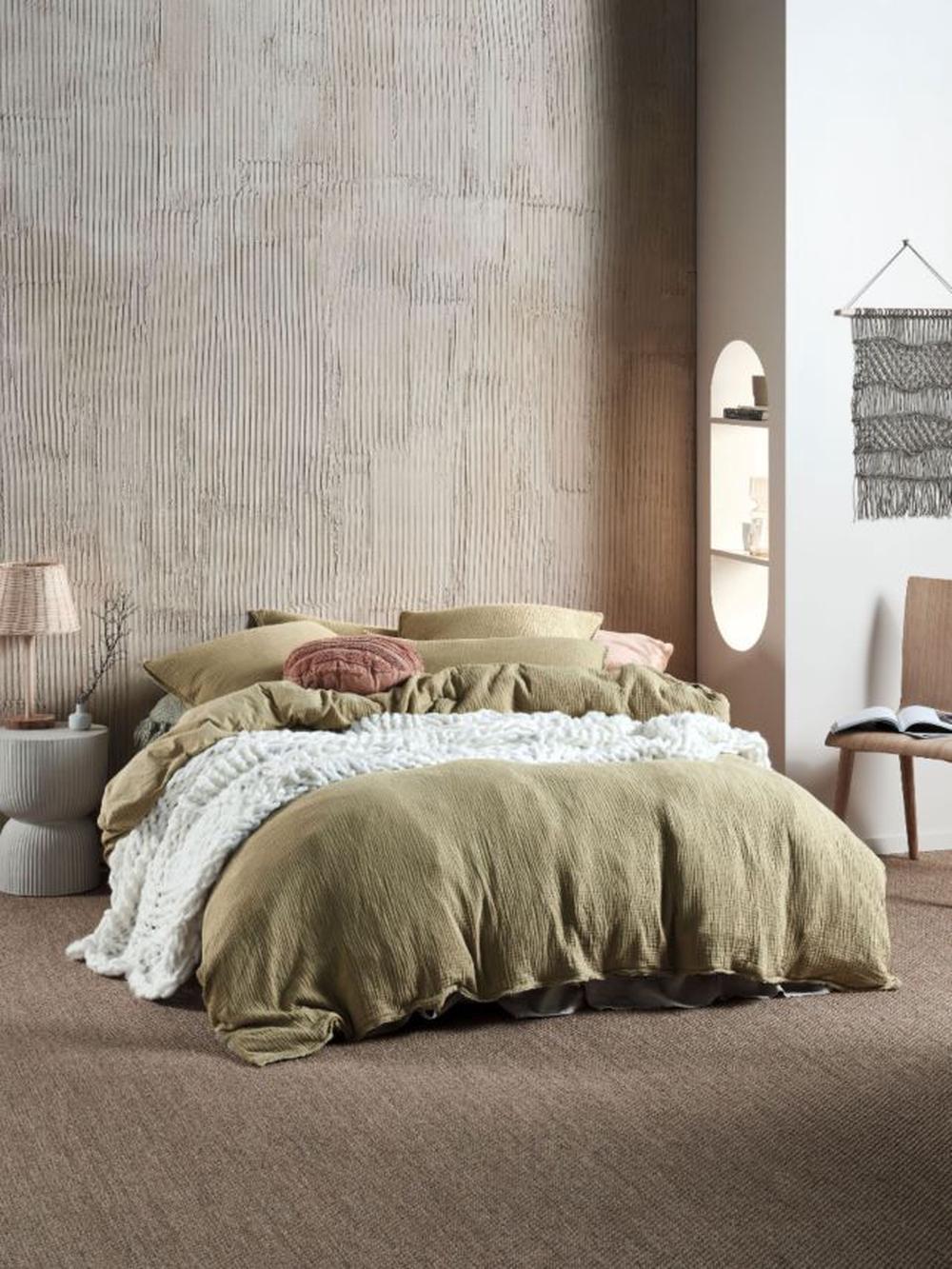 Linen House Elysian Quilt Cover Set (Eucalyptus) - King | Buy online at ...