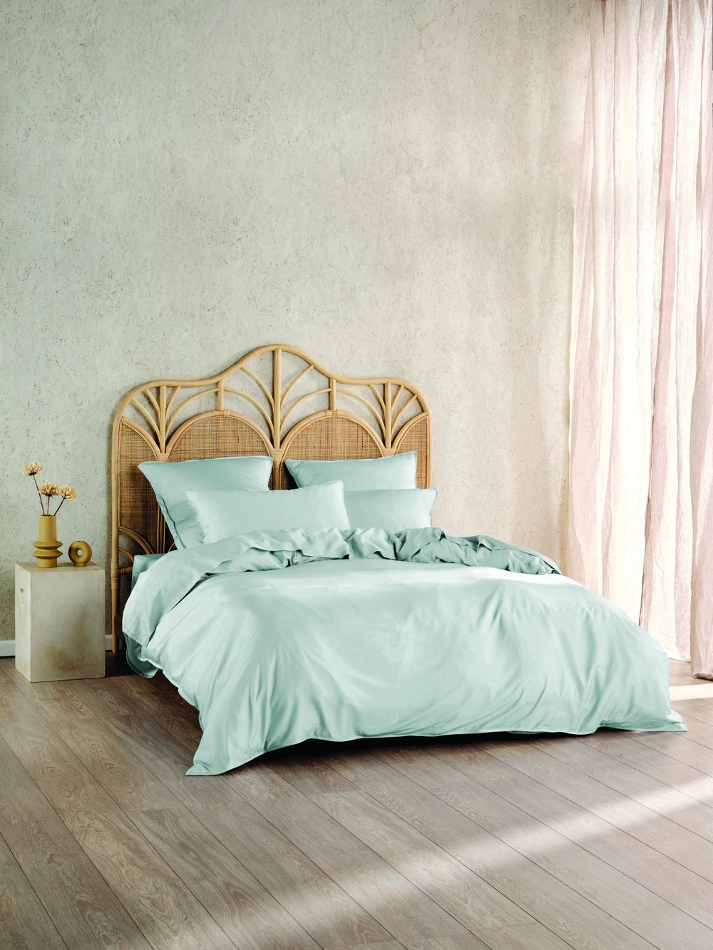 Linen House Nara Quilt Cover Set (Sky) - Double | Buy online at The Nile