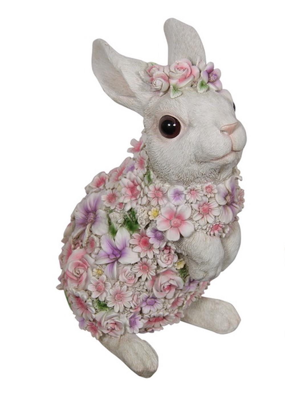 Rolling Hills Homewares Floral Cute Rabbit - 30cm | Buy online at The Nile