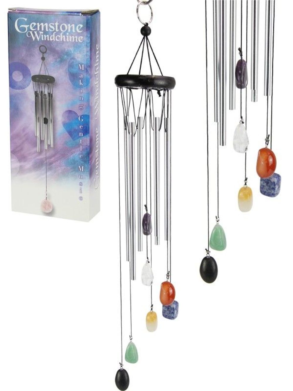 Malmar Enterprises Gemstone Wind Chime with Chakra Tube | Buy online at ...