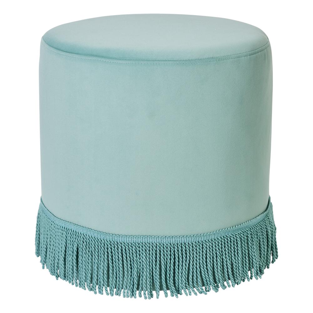 Cafe Lighting & Living Nemi Stool (Duck Egg Blue Velvet) | Buy online ...