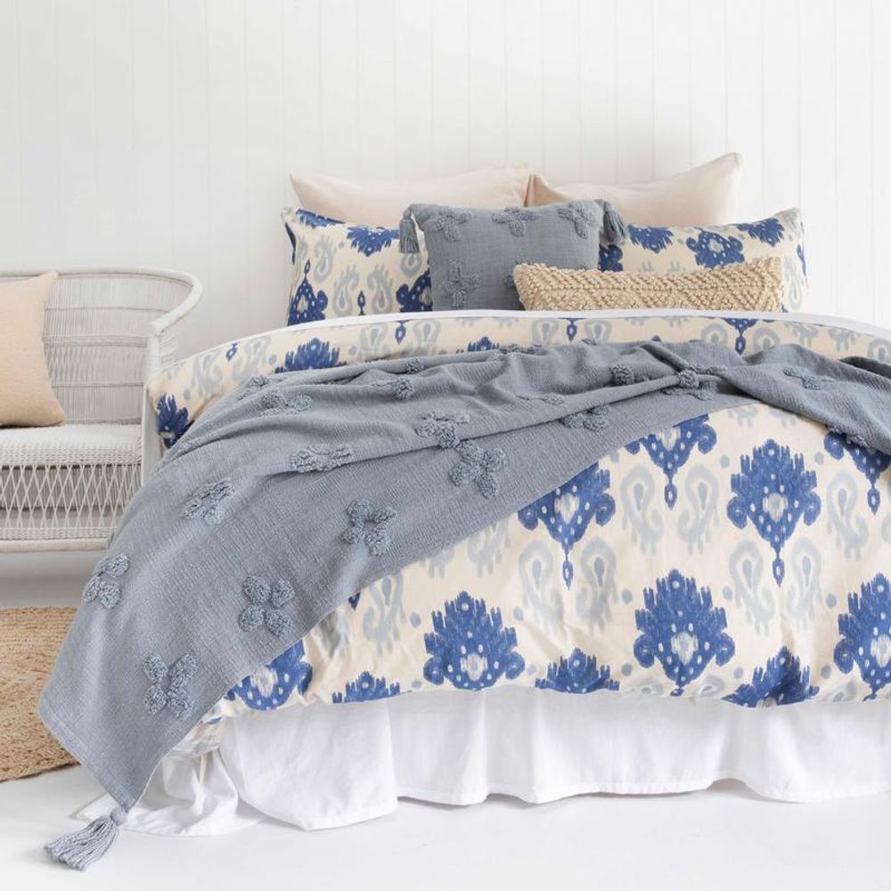 Bambury Lavinia Linen Quilt Cover Set (Multi) - Queen | Buy online at ...
