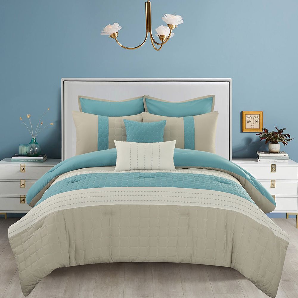 Bambury Mayme Comforter Set, 7 Piece - King | Buy online at The Nile