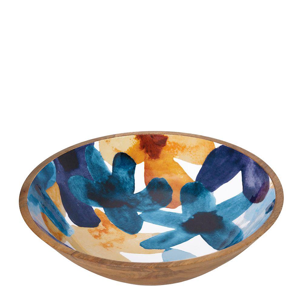 J.Elliot Bloom Wooden Decal Bowl (Multi Colored) - 40x40x10cm | Buy ...