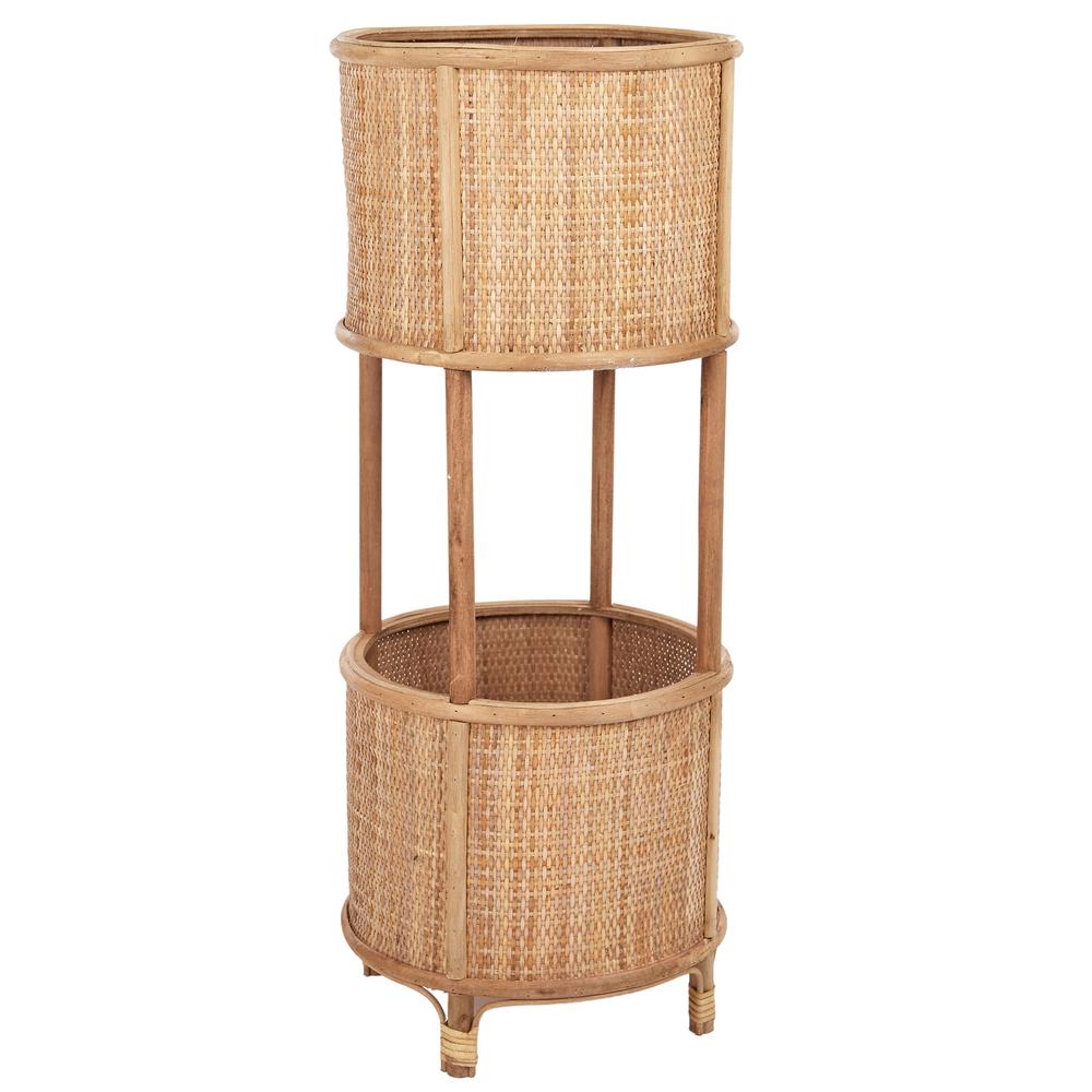 Hub Living Teulia Rattan Double Planter - 35.5x91cm | Buy online at The ...