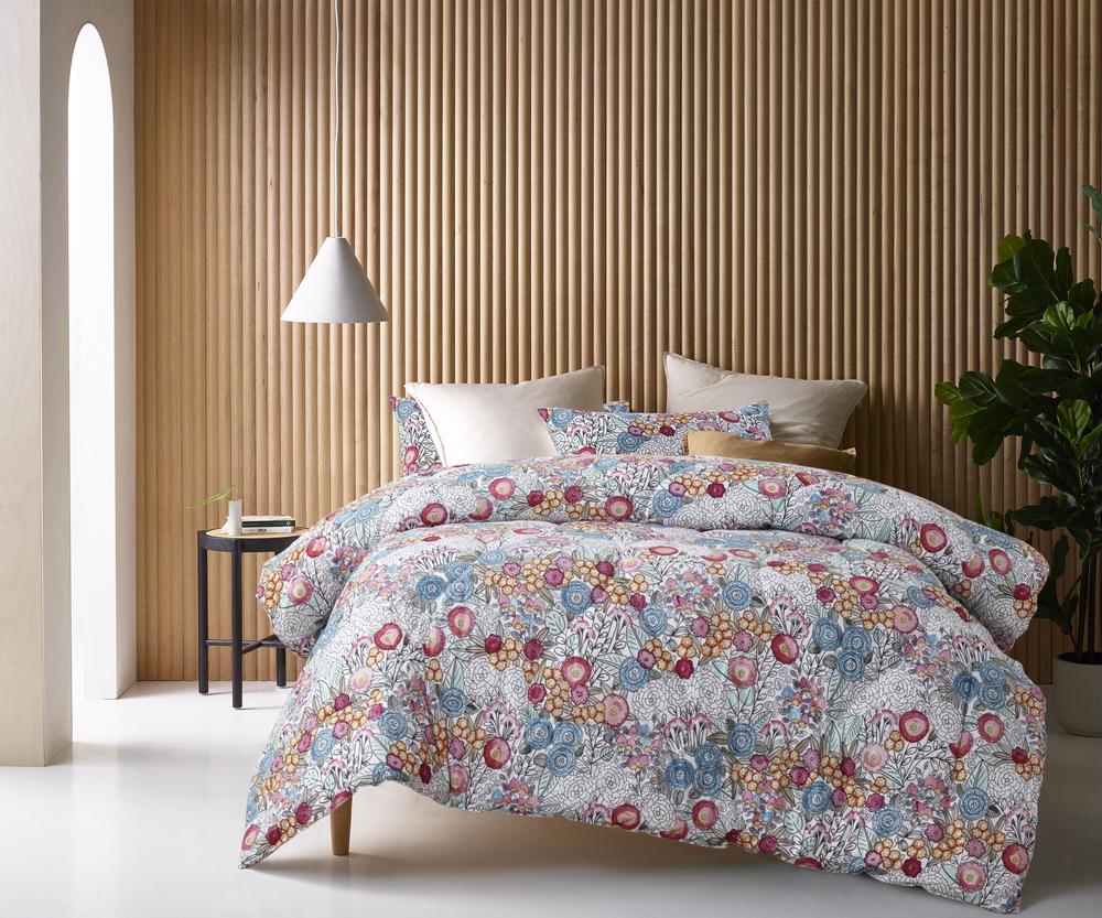 Accessorize Bedroom Collection Amara Washed Cotton Printed Comforter ...