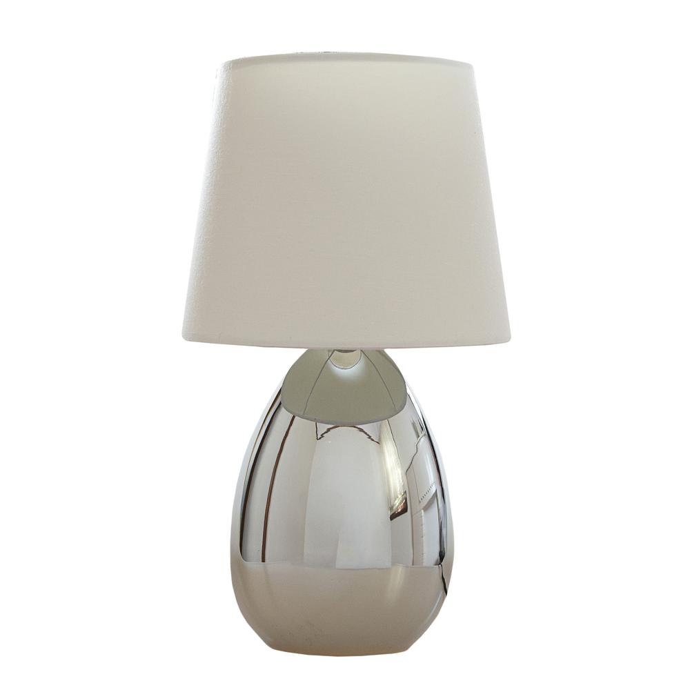 Lexi Lighting Libby Touch Table Lamp (Chrome/White) | Buy online at The Nile