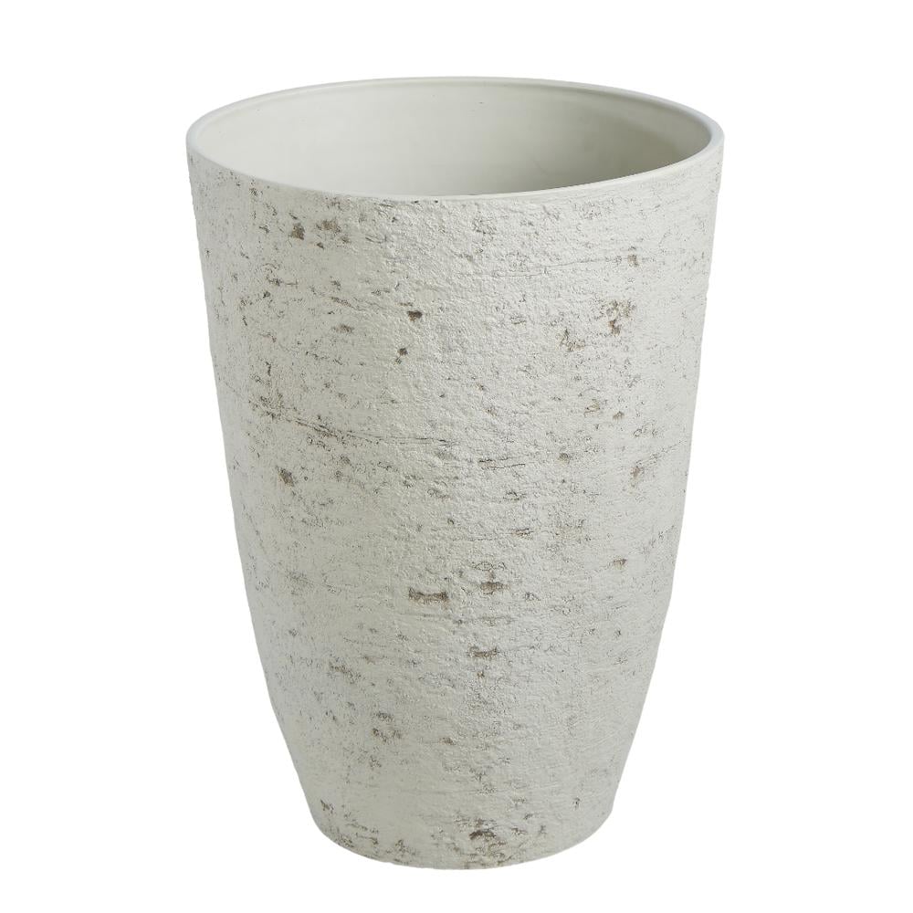 Rogue Rustic Stone Look Tall Planter Pot (Rustic Cream) - 43x43x60cm ...