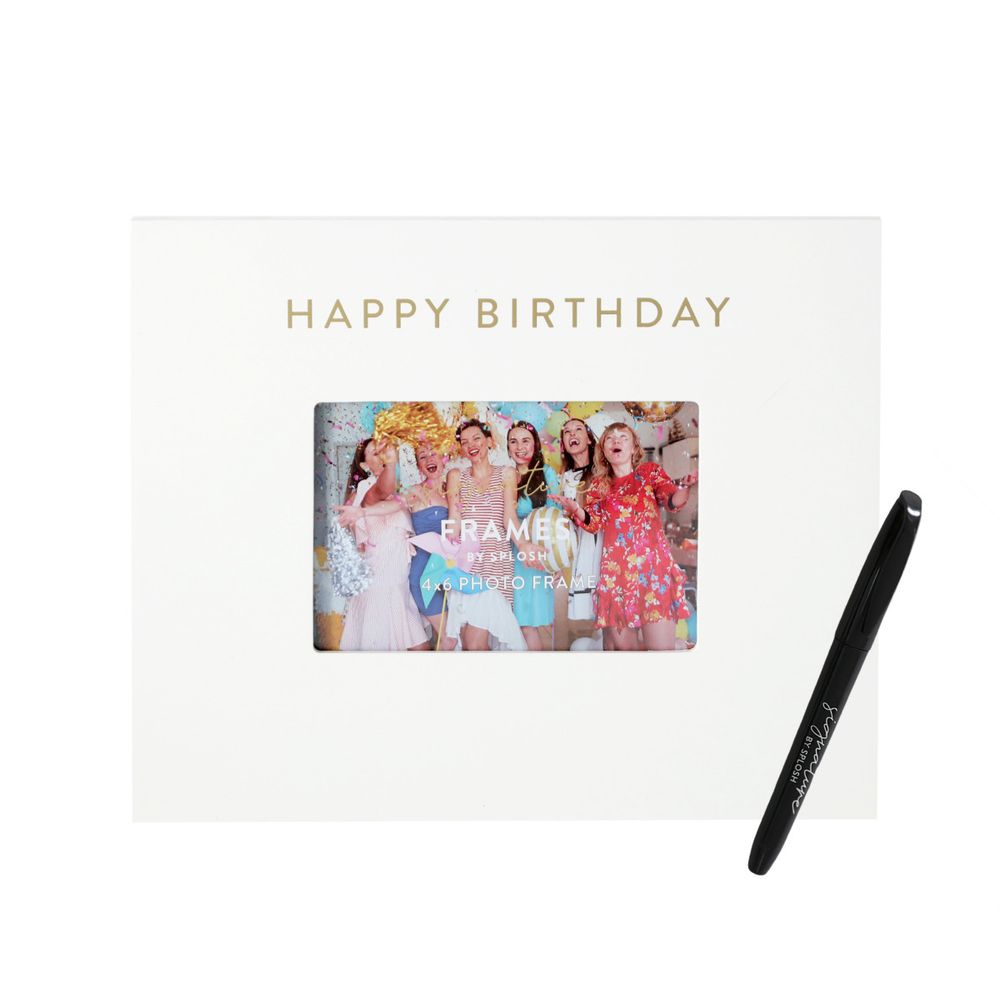 Splosh Happy Birthday Signature Frame | Buy online at The Nile