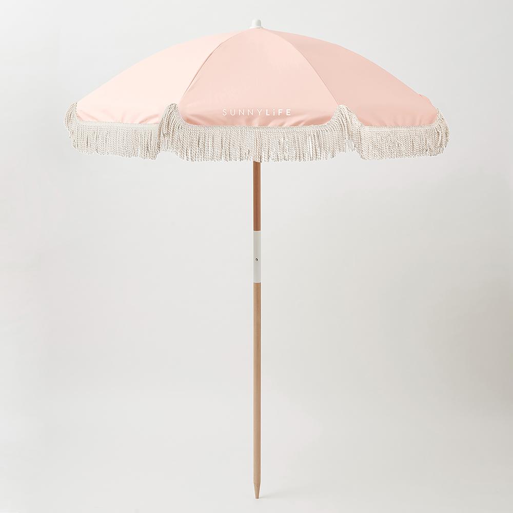 Sunnylife Luxe Beach Umbrella (Salmon) | Buy online at The Nile