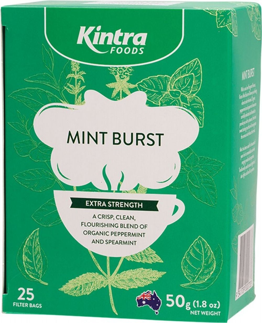 Kintra Foods Herbal Tea Bags, 25 Pieces (Mint Burst) | Buy online at ...
