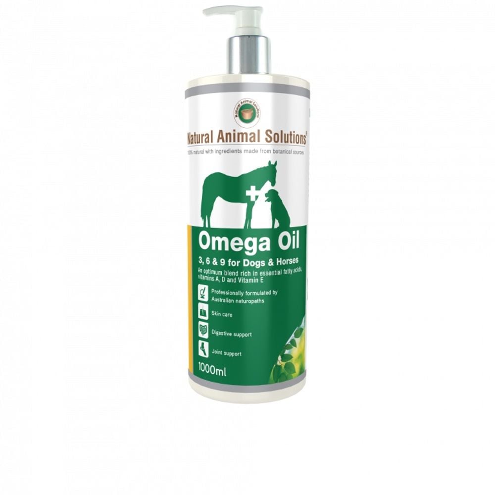 Natural Animal Solutions Omega Oil 3,6 & 9 For Dogs and Horses - 1L ...
