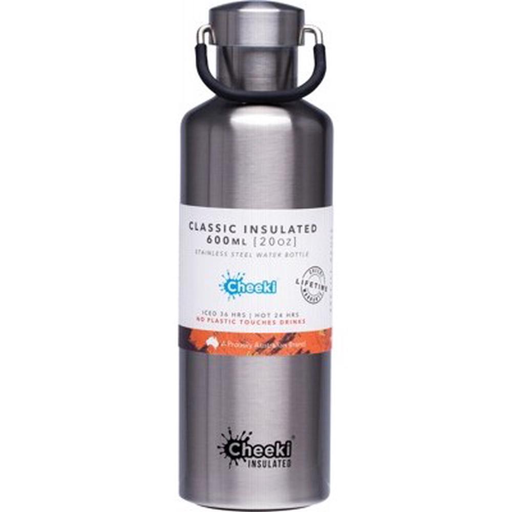 Cheeki Stainless Steel Insulated Bottle (Silver) - 600mL | Buy online ...
