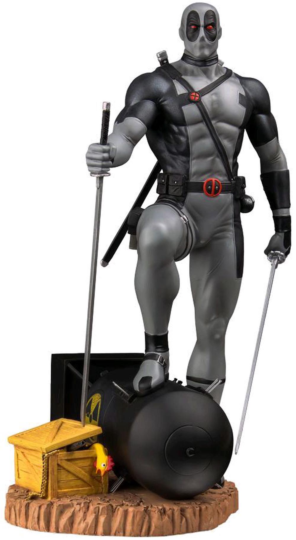 Ikon Collectables Deadpool - X-Force Deadpool on Atom Bomb Statue ...