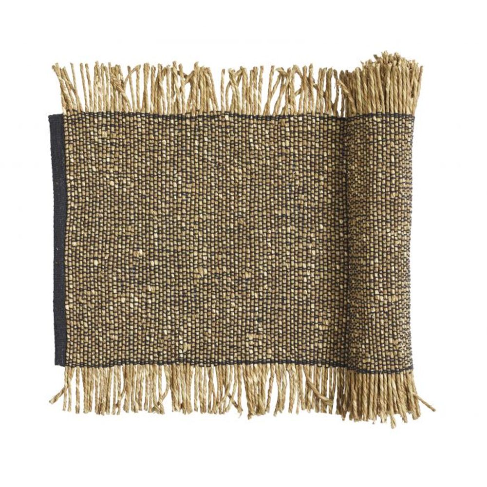 Amalfi Shari Runner (Natural/Black) - 40x150cm | Buy online at The Nile