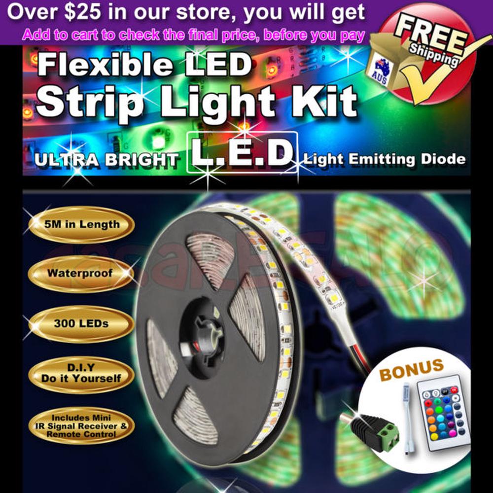 Uniwide Flexible 300 LED Lights Strip With Remote | Buy online at The Nile