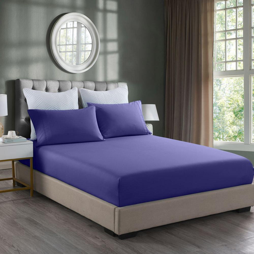 Royal Comfort Bamboo Cooling 2000TC Bedding Combo Set 3 Pieces Royal Royal Comfort Bamboo Cooling 2000TC Bedding Combo Set 3 Pieces Royal