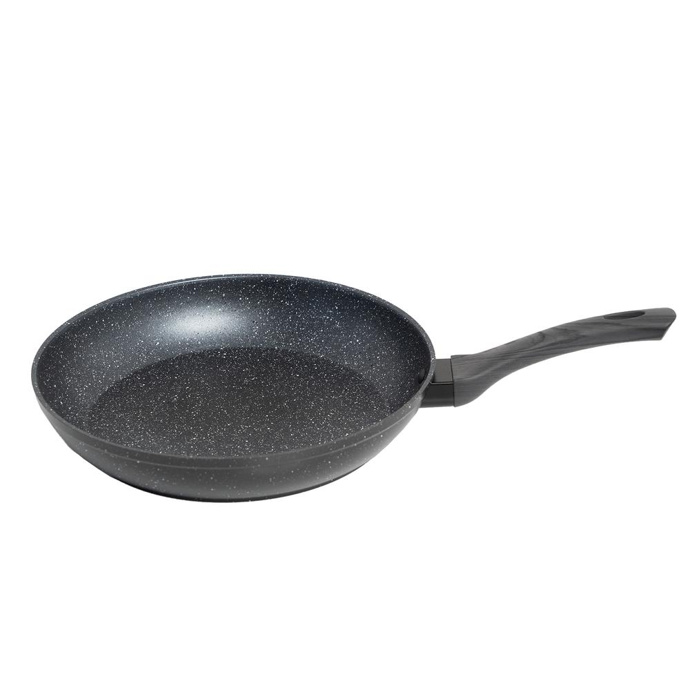 Stone Chef Forged Frying Pan, Grey Handle (Black) - 20cm | Buy online ...