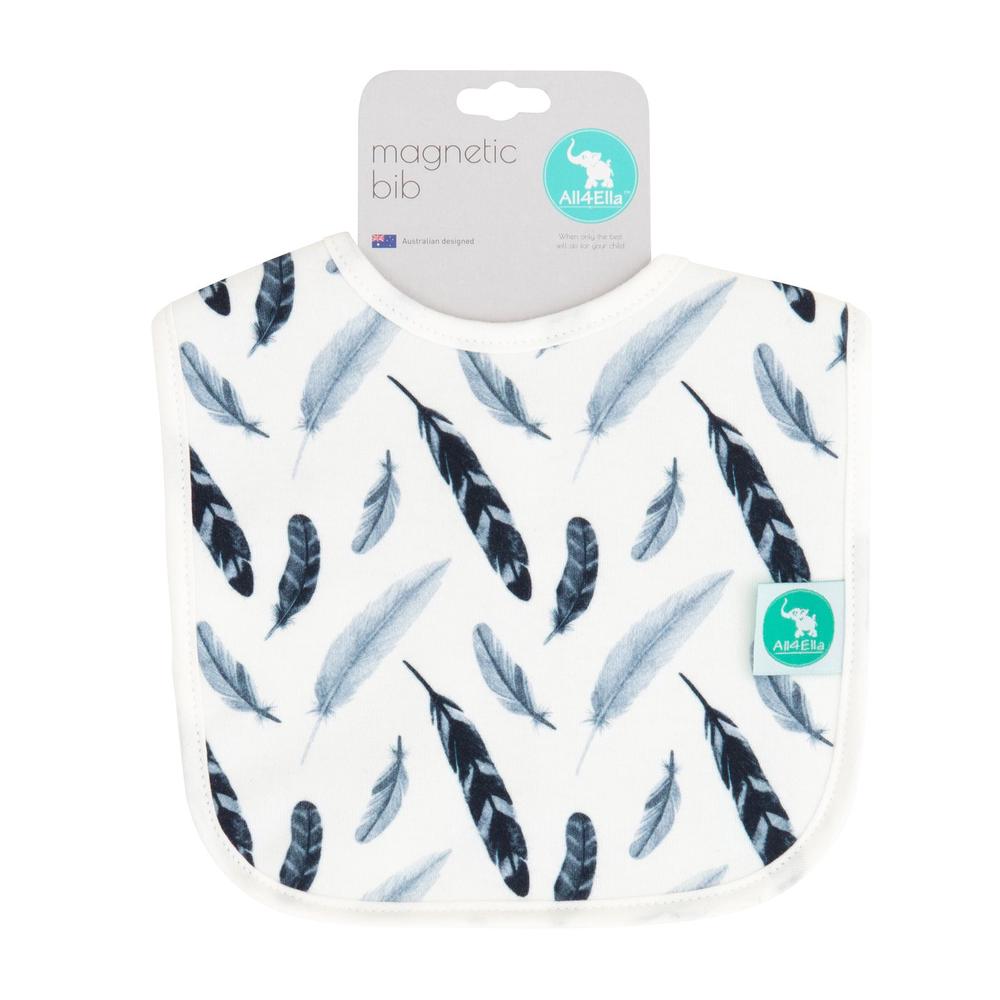 All4Ella Magnetic Bib (Feather) | Buy online at The Nile