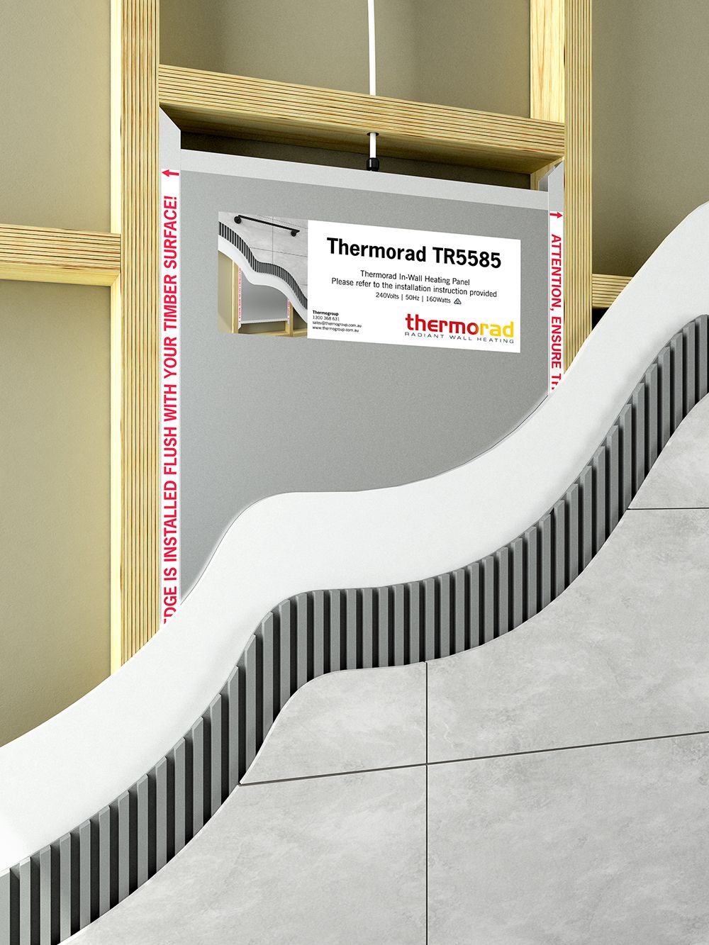 Radiant Wall Heating Systems Radiant Floor Heating Systems TRS