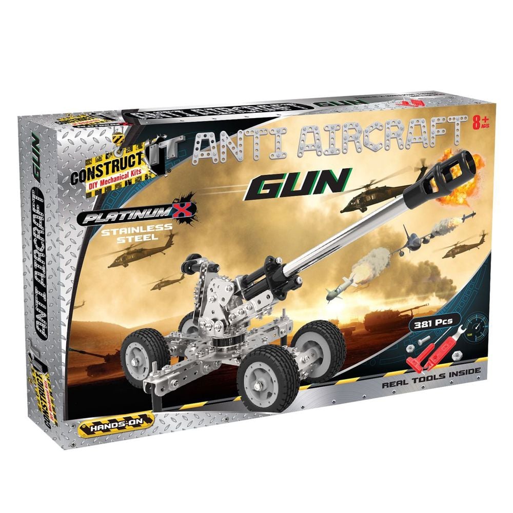 BMS Construct-It Building Set - Anti Aircraft Gun | Buy online at The Nile