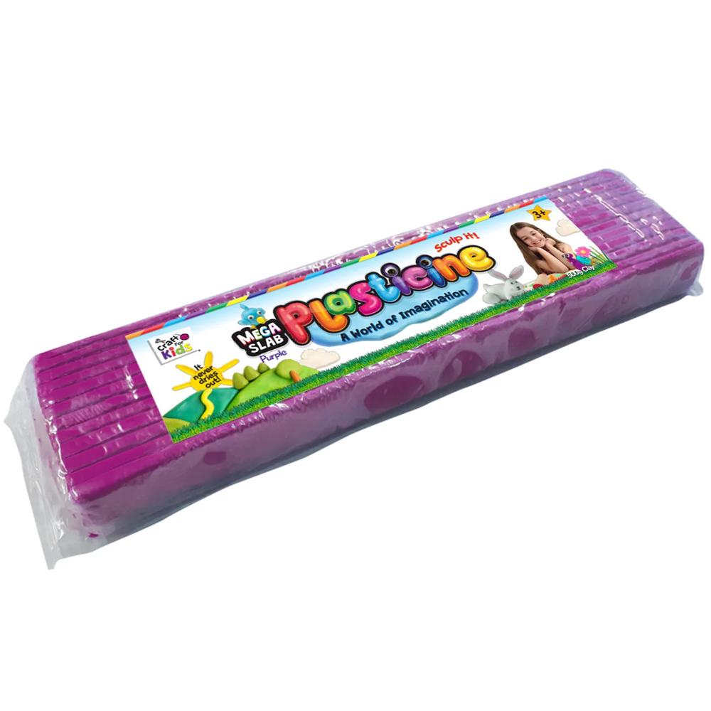 Craft for Kids Plasticine Block Clay (Purple) - 500g | Buy online at ...