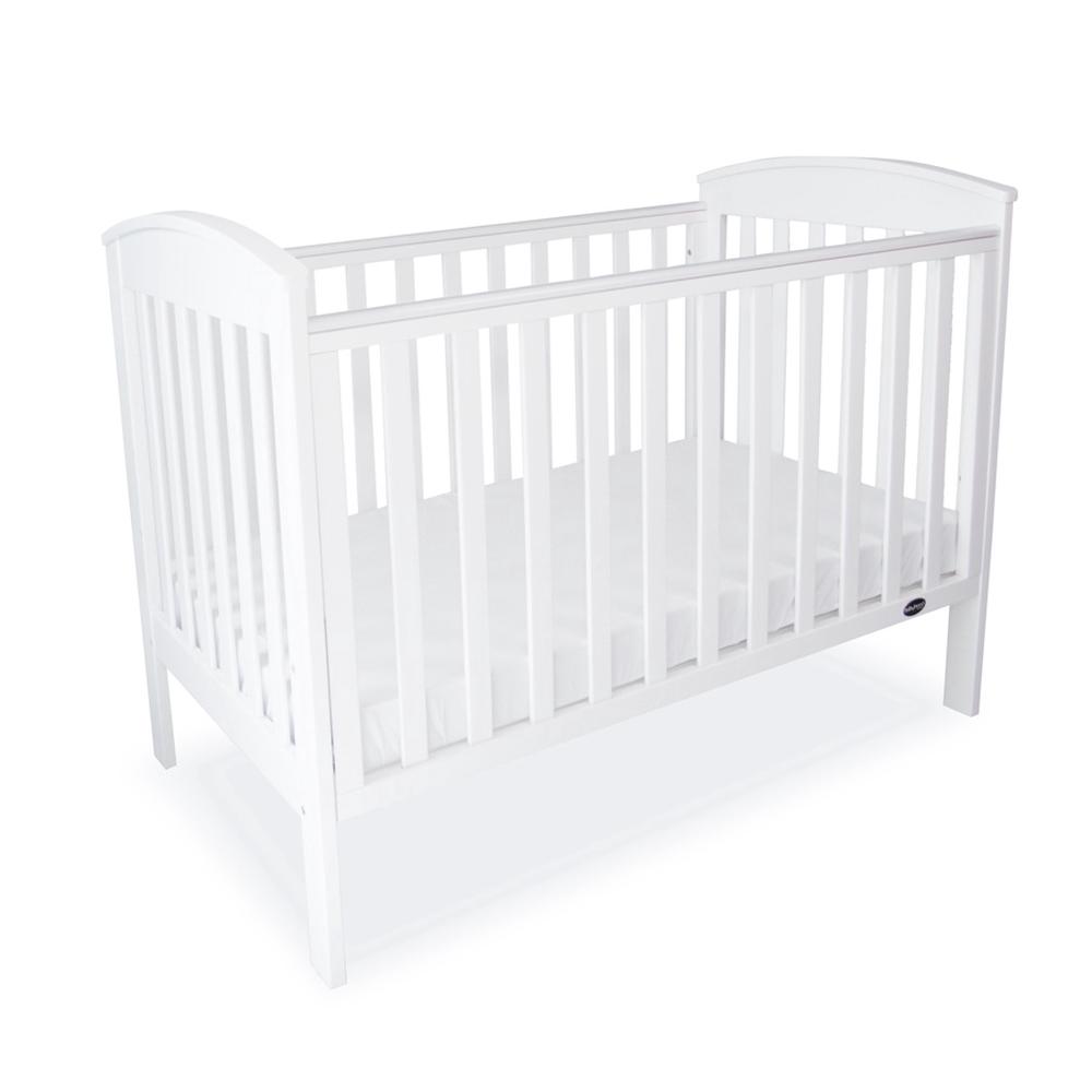 babyhood Classic Curve Cot (White) | Buy online at Tiny Fox