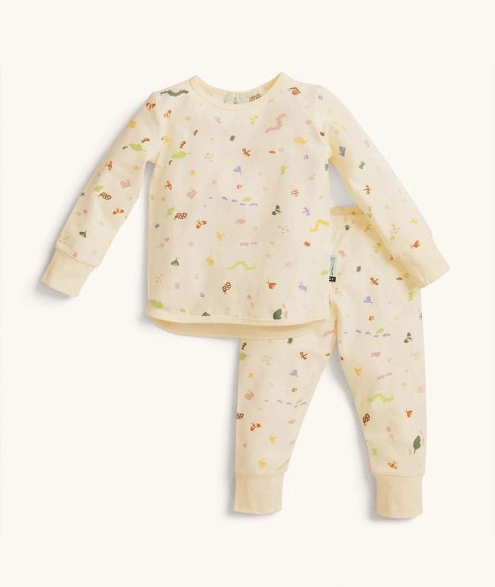 ergoPouch Long Sleeve 2 Piece Pyjamas, 0.2 Tog (Critters) - 3 Years ...