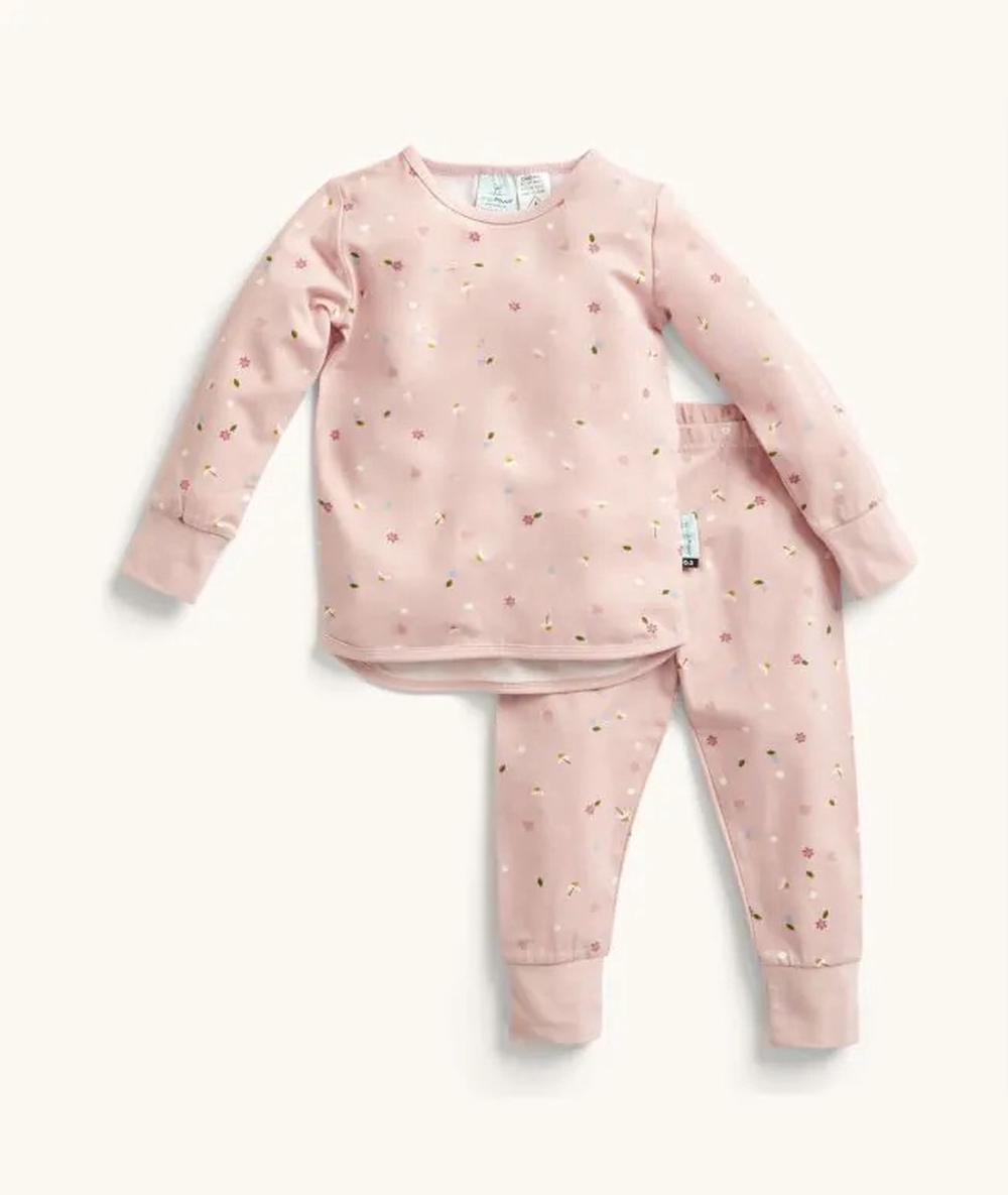 ergoPouch Pyjamas Long Sleeve, 2 Piece, 0.2 Tog (Daisies) - 4 Years ...