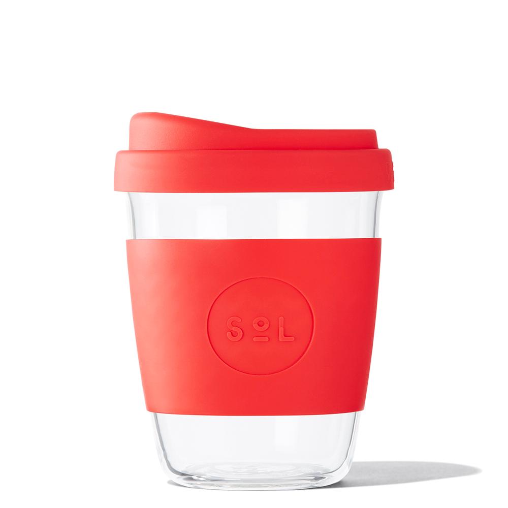 SoL Cups Reusable Coffee Cups (Rocket Red) - 355mL | Buy online at The Nile