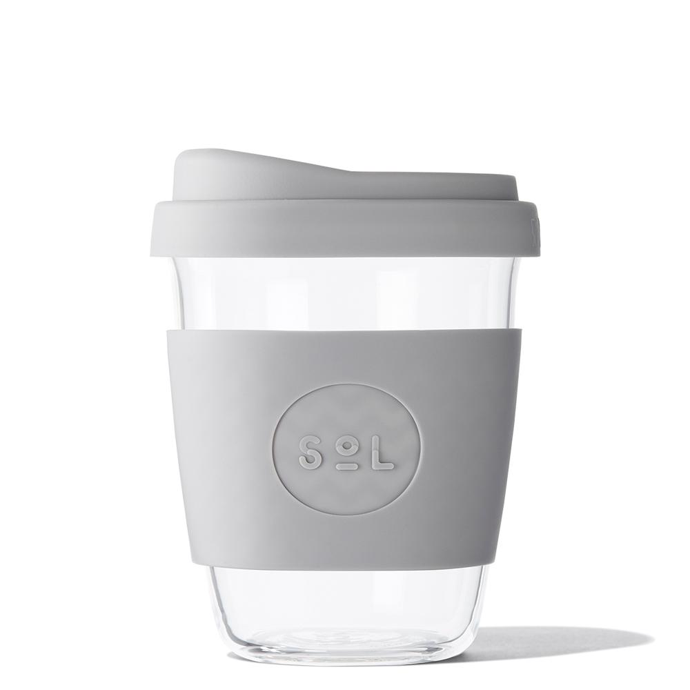 SoL Cups Reusable Coffee Cups (Cool Grey) - 355mL | Buy online at The Nile