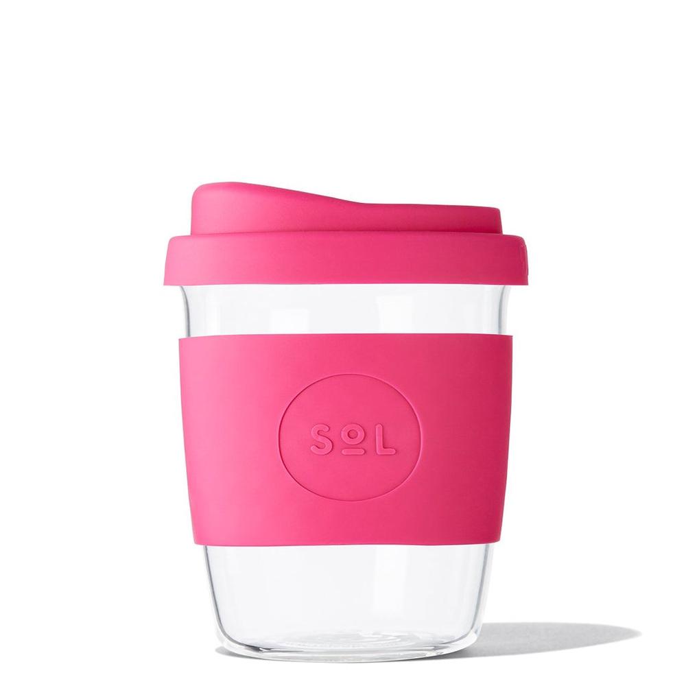 SoL Glass Cup (Peacock Pink) - 8oz/236mL | Buy online at The Nile
