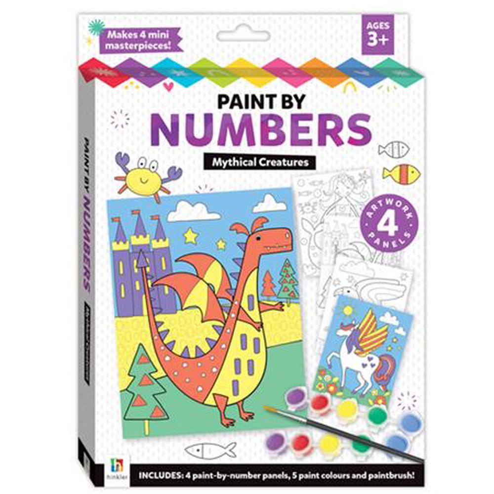 Hinkler Paint by Numbers: Mythical Creatures | Buy online at The Nile