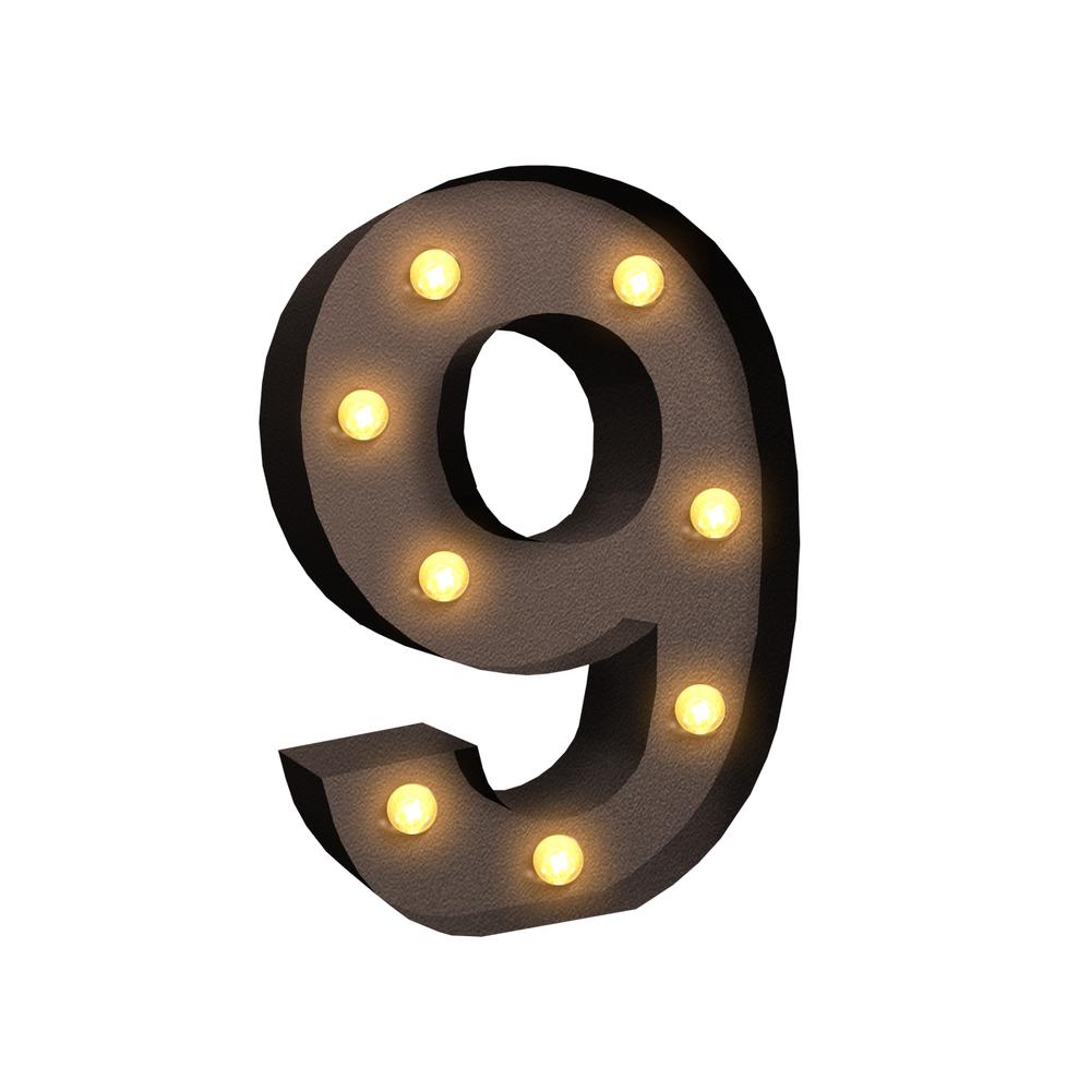 Sello LED Letter Light (Number 9) | Buy online at The Nile