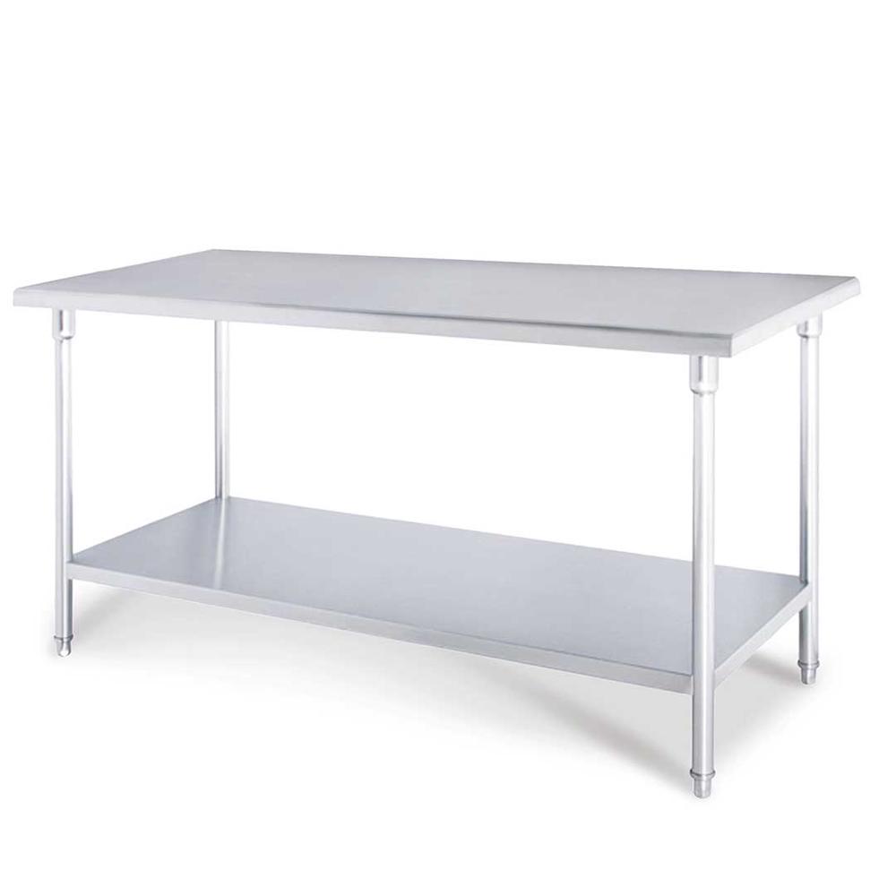 Soga Kitchen Work Bench Table With Bottom Shelf - 100x70x85cm | Buy ...
