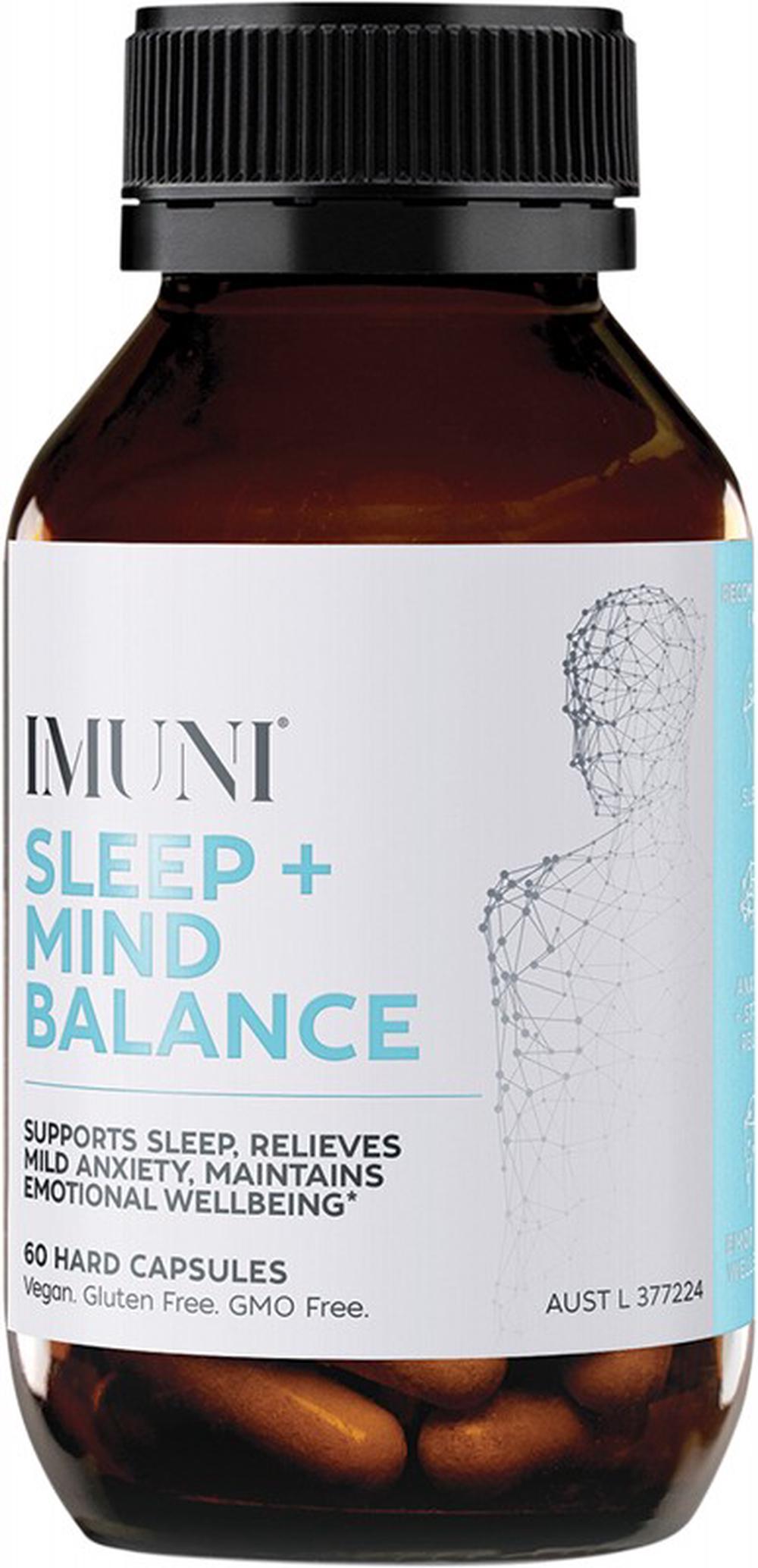 Imuni Sleep + Mind Balance, 60's (Sleep + Mind Balance) | Buy online at ...