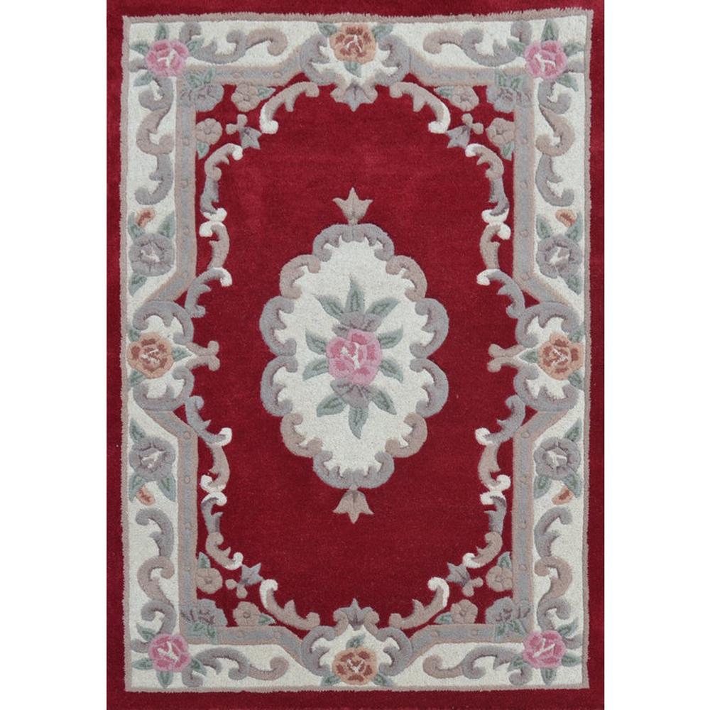 Rug Club Avolon Hand Carved Wool Rug (Red) - 60x120cm | Buy online at ...