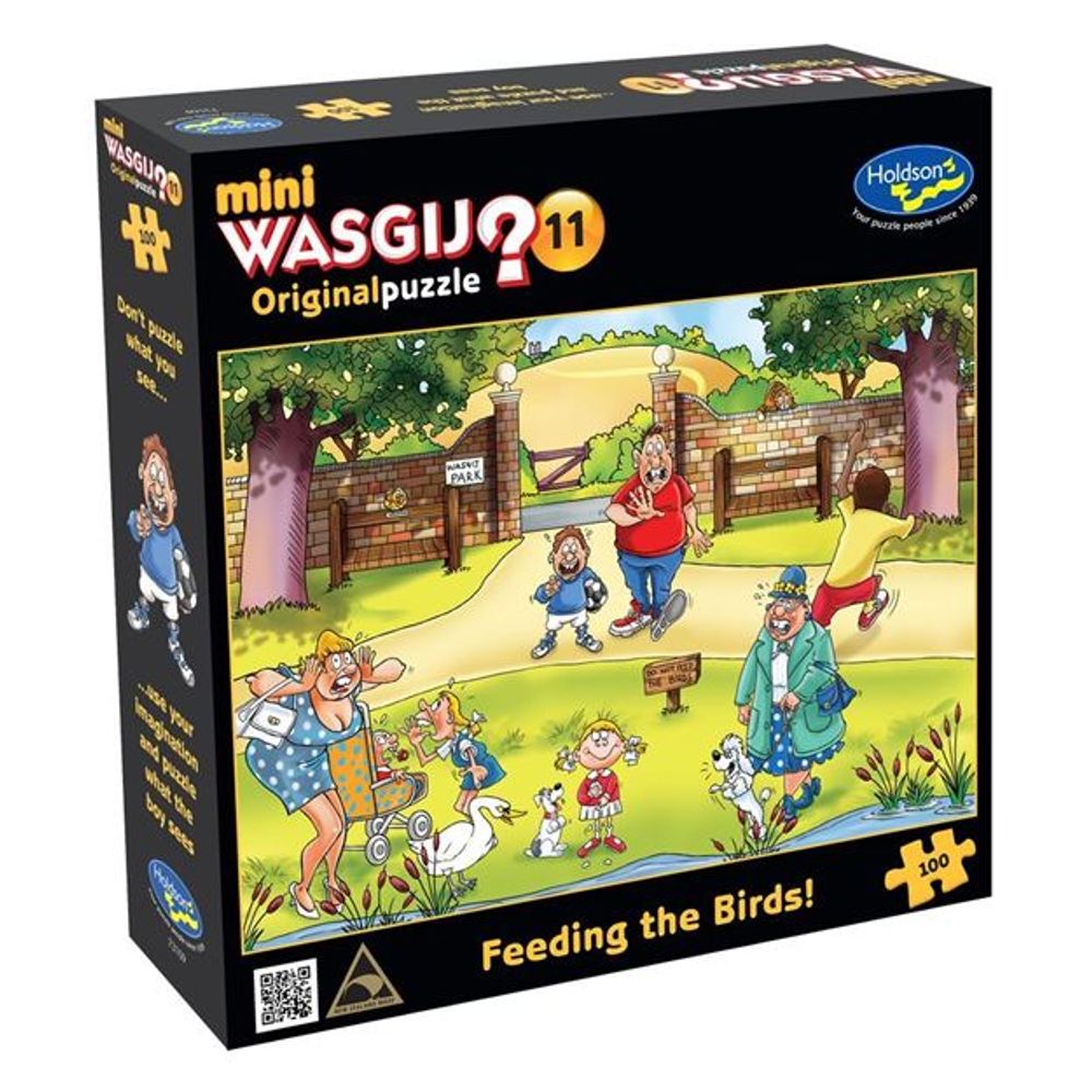 Holdson Wasgij Mini Mini XL Jigsaw Puzzle - Feeding The Birds, 100 ...