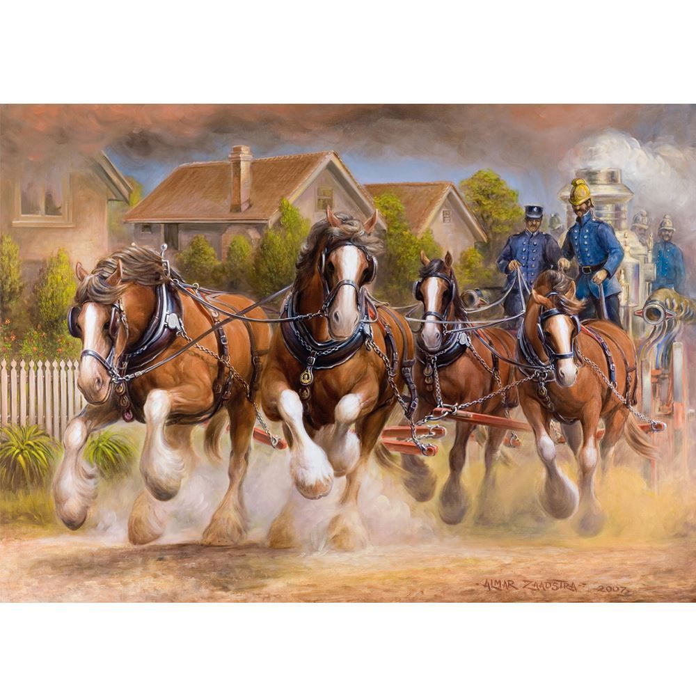 Holdson Working Legends XL - Firestorm Four Jigsaw Puzzle, 500 Piece ...