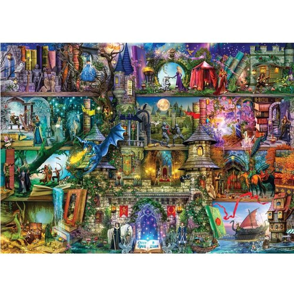 Holdson Treat Yo' Shelf S2 XL Jigsaw Puzzle - Once Upon A Fairytale ...