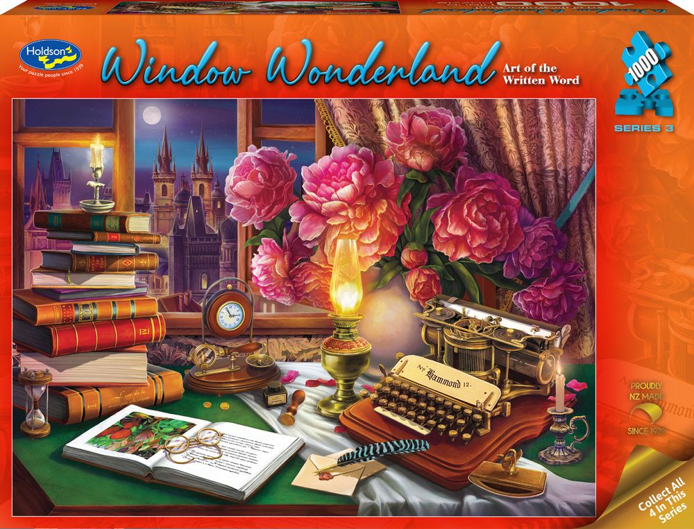 Holdson Window Wonderland S3: Art of the Written Word Jigsaw Puzzle ...