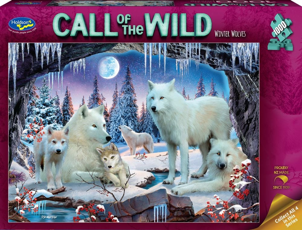 Holdson Call Of The Wild Series 2: Winter Wolves Jigsaw Puzzle, 1000 ...