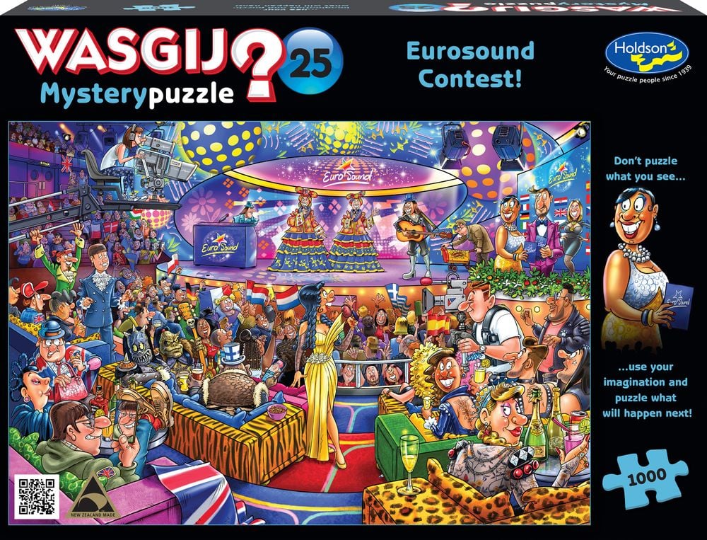 Holdson Wasgij Mystery #25 Jigsaw Puzzle, 1000 Piece - Eurosound ...