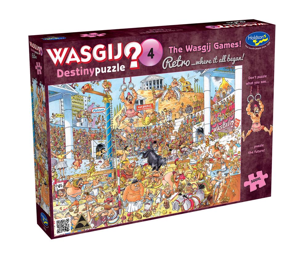 Holdson Wasgij Retro Destiny #4 - The Wasgij Games XL Jigsaw Puzzle ...