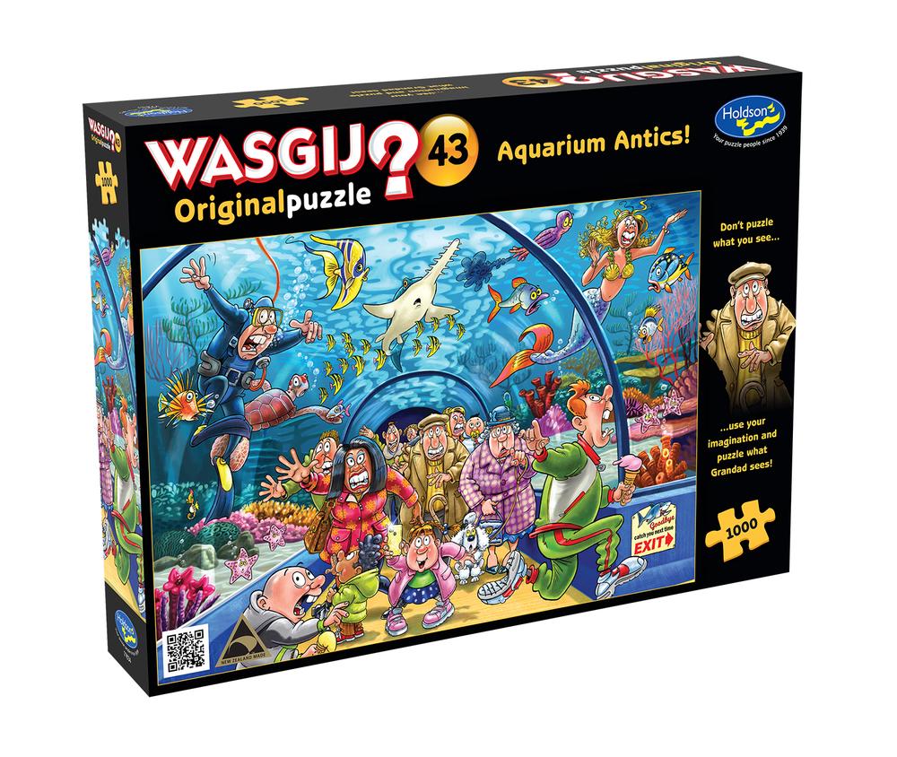 Wasgij Original #43 - Aquarium Antics! Jigsaw Puzzle, 1000pc | Buy ...
