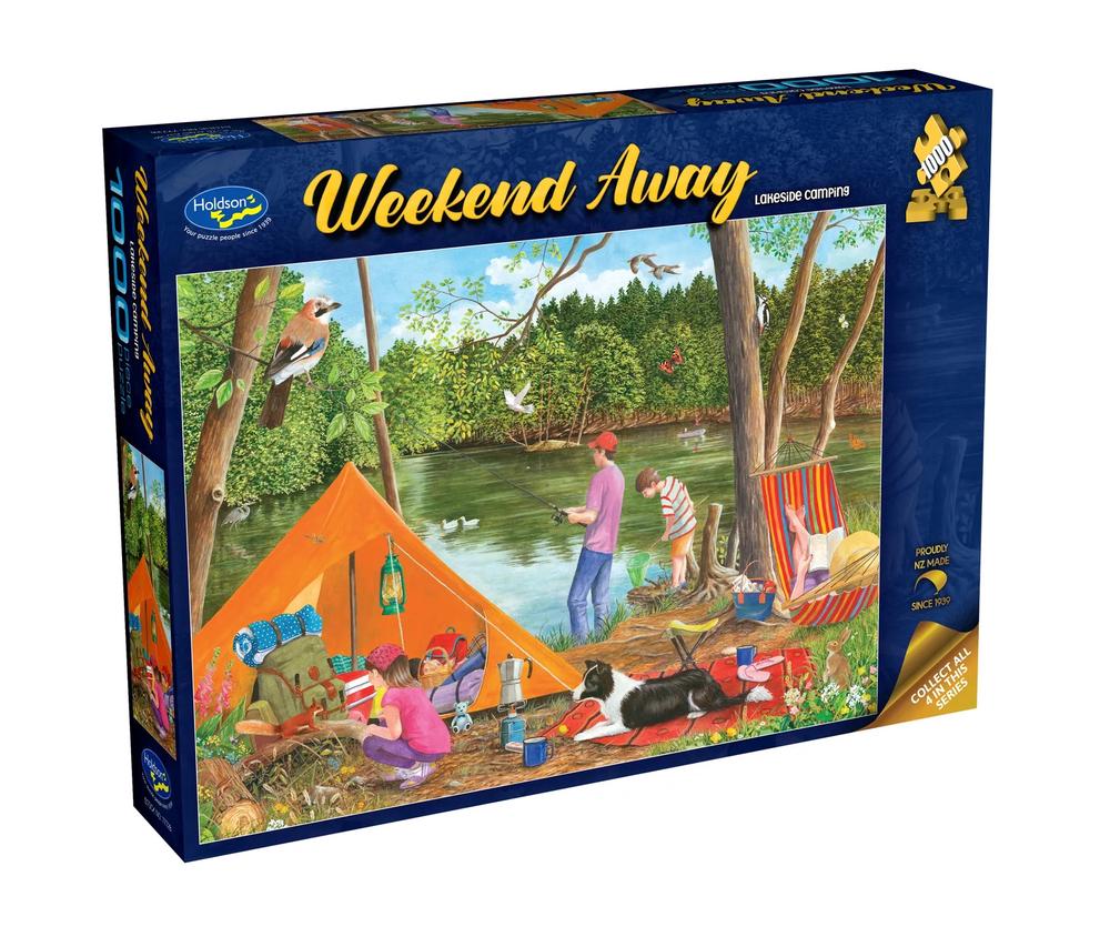 Holdson Weekend Away - Lakeside Camping Jigsaw Puzzle, 1000 Piece | Buy ...