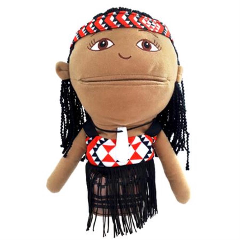 New Zealand Gift Hand Puppet Maori - Girl | Buy online at The Nile