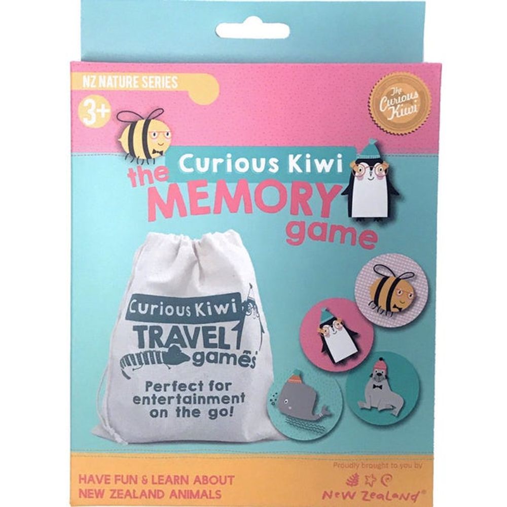 Curious Kiwi Memory Game with Drawstring Bag | Buy online at The Nile